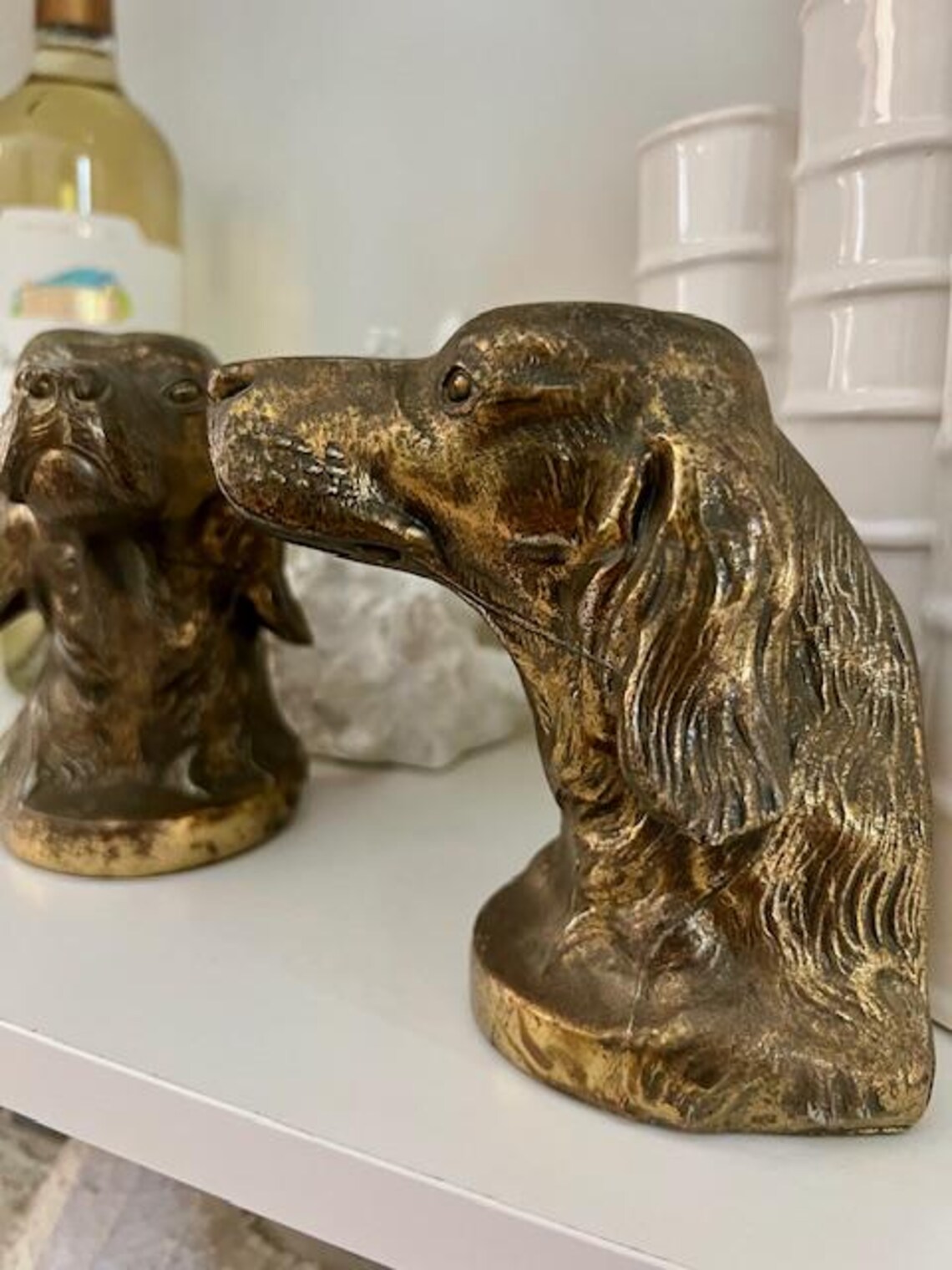 Brass Retriever Bookends - Etsy