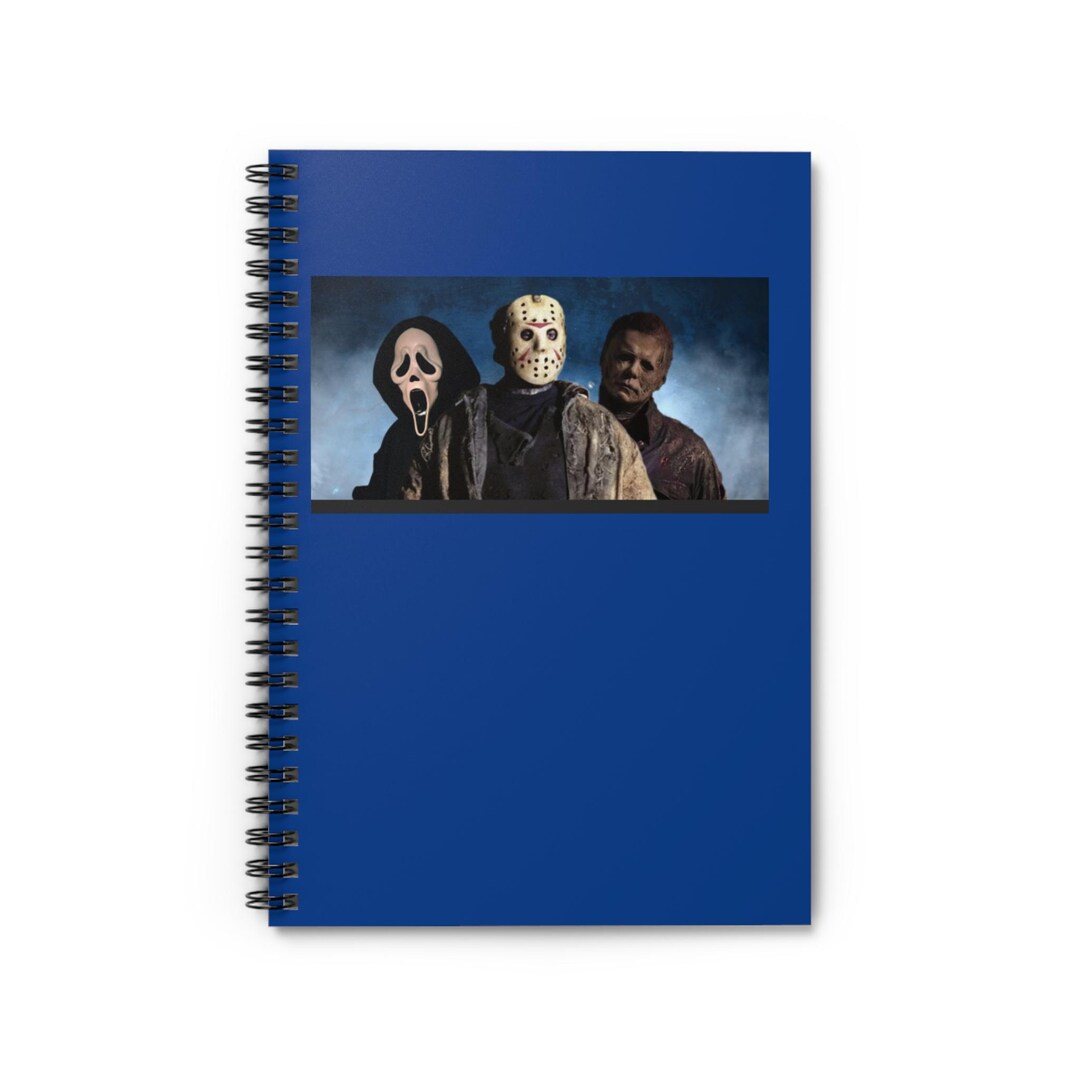Horror Movie Spiral Notebook | Perfect for Fans, Journaling, and Gifts ...