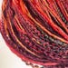 Soft Red Braid-in Dreads With Curls, Double-ended Synthetic Crochet ...