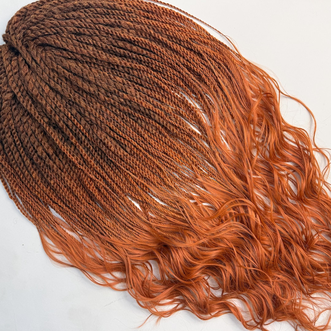 Ginger Braid-in Boho Goddess Twists, Synthetic Double-ended Braids With ...