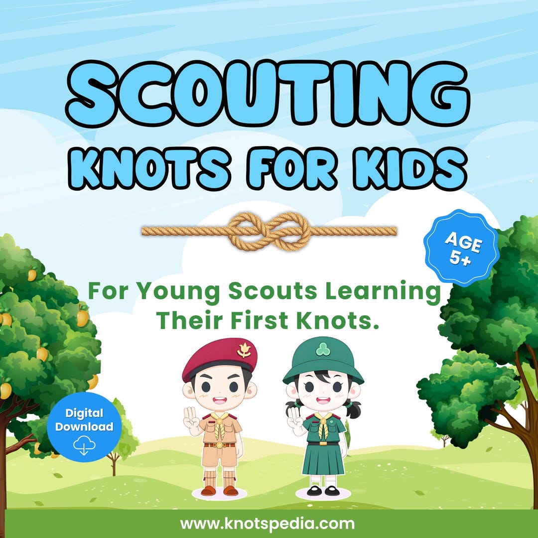 Scouting Knots Guide for Kids | Knot Tying Ebook (PDF) | Knot ...