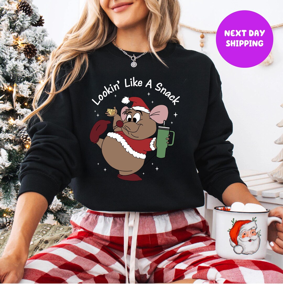 Gus Gus Christmas Shirt, Looking Like A Snack Christmas Sweatshirt ...