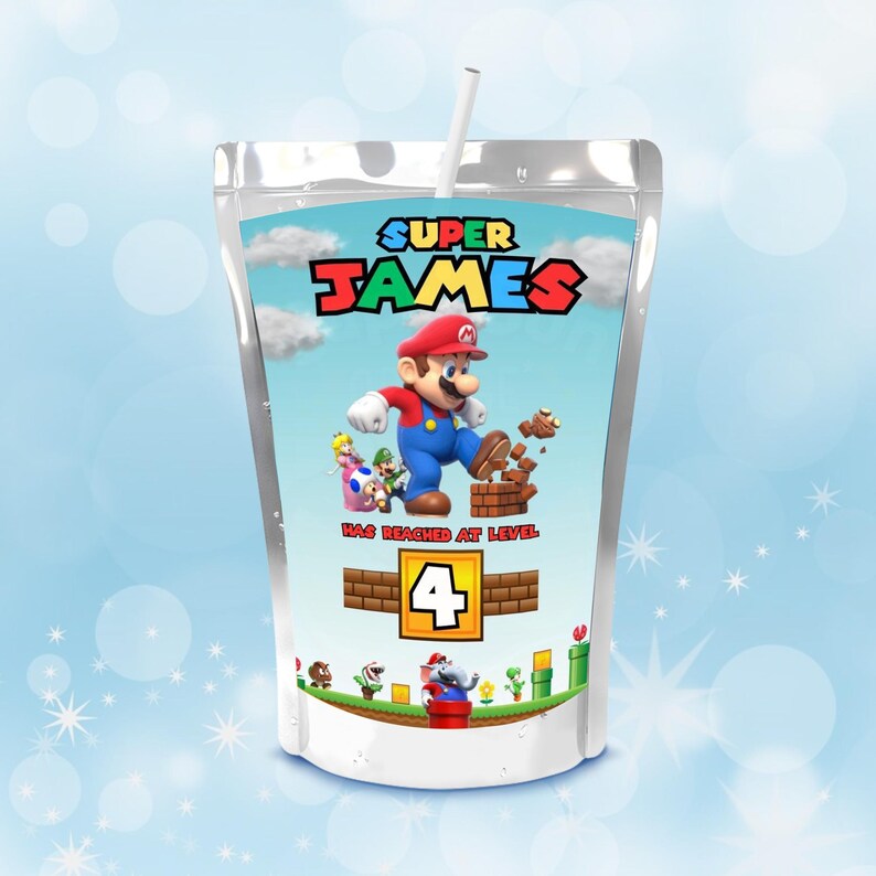 Mario Bros Party Mega Bundle Mario Theme Party Super Mario Invite Boy ...