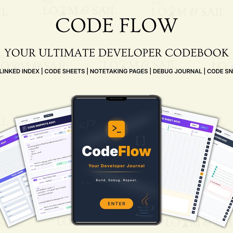 Coding Notebook Goodnote - Etsy