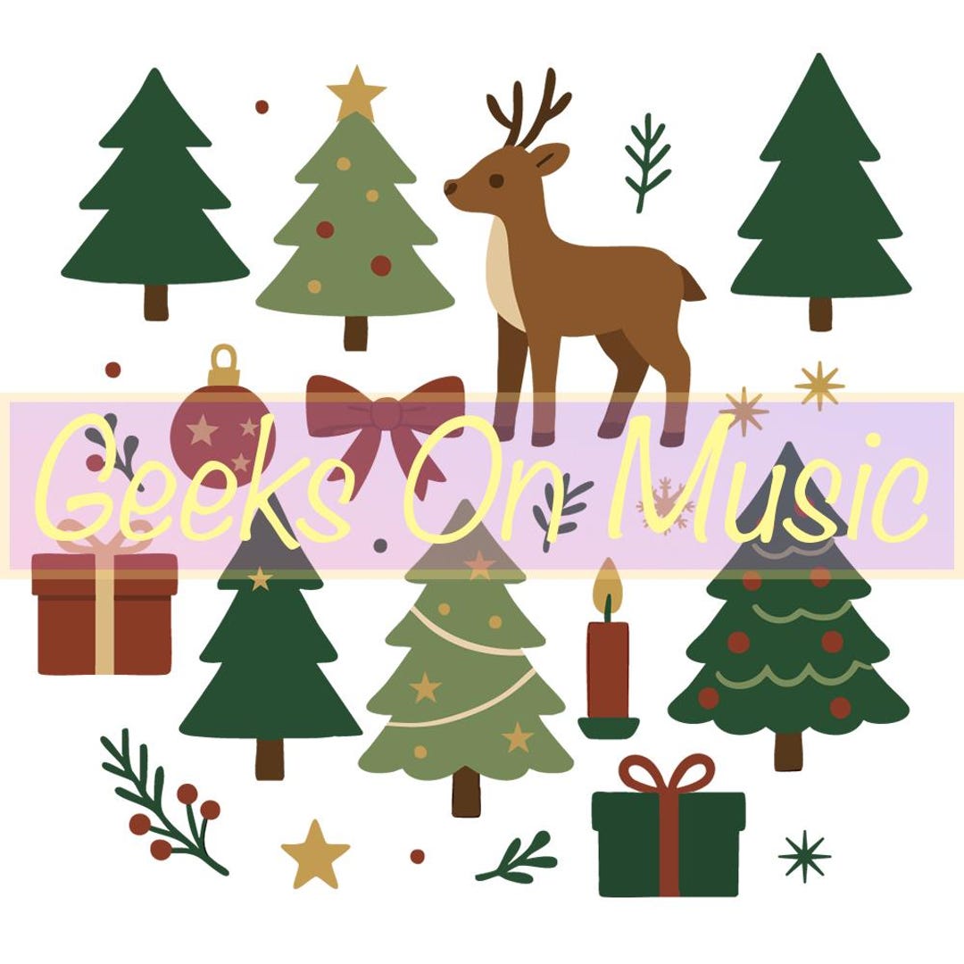 Christmas Clipart Bundle – Cute Winter Elements, Trees, Deer, Gifts ...
