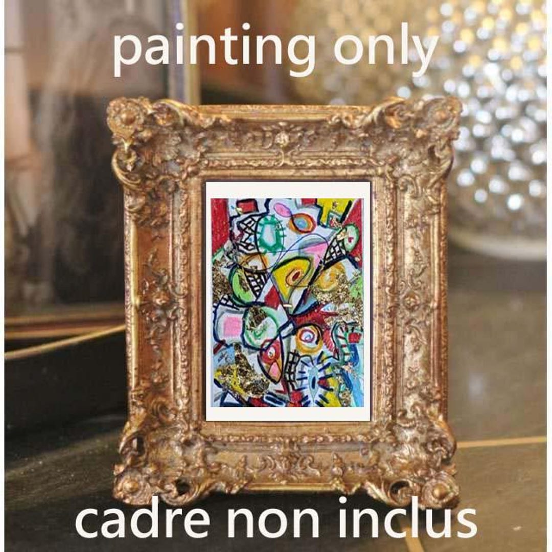 When Colors Speak. Unique Original Painting Carrying Symbolic Messages ...