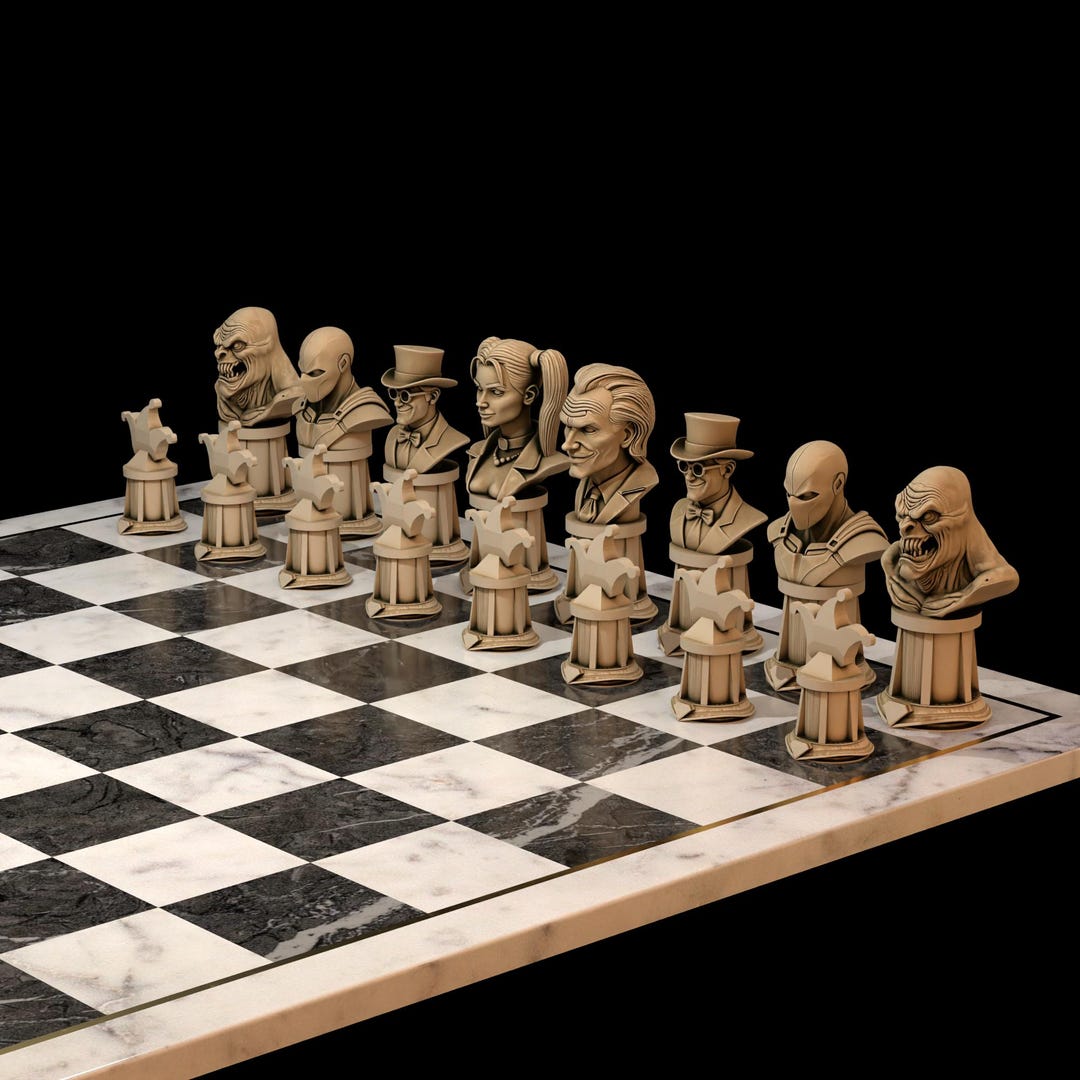 Joker Villain Chess Set STL Files – 3D Printable Digital Download - Etsy