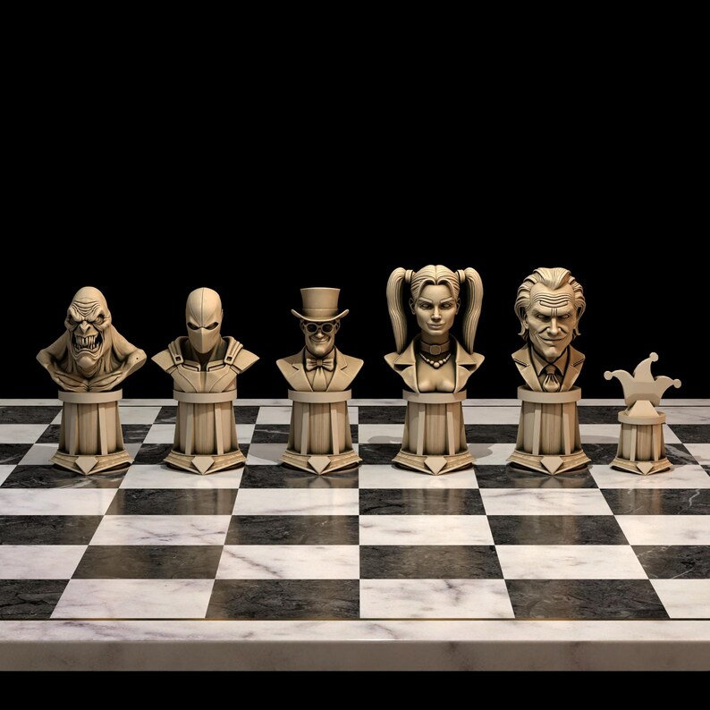 Joker Villain Chess Set STL Files – 3D Printable Digital Download - Etsy