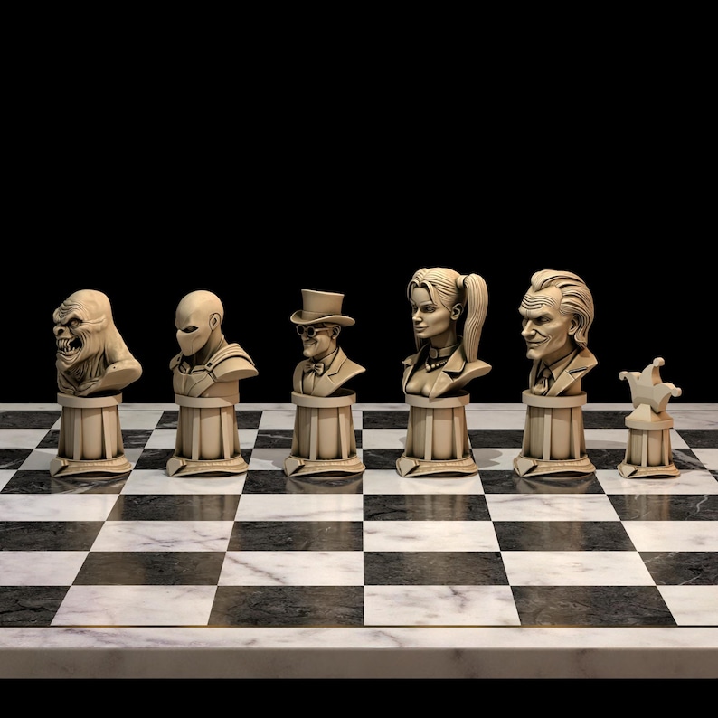 Joker Villain Chess Set STL Files – 3D Printable Digital Download - Etsy