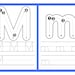 Letter M Writing Worksheet | Uppercase & Lowercase Practice - Etsy