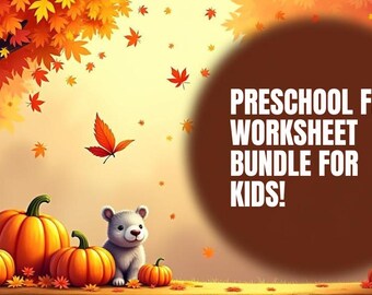 Fall Educational Pack |fall Bundle| Fall Worksheets for Kids | Fall ...