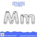 Letter M Writing Worksheet | Uppercase & Lowercase Practice - Etsy