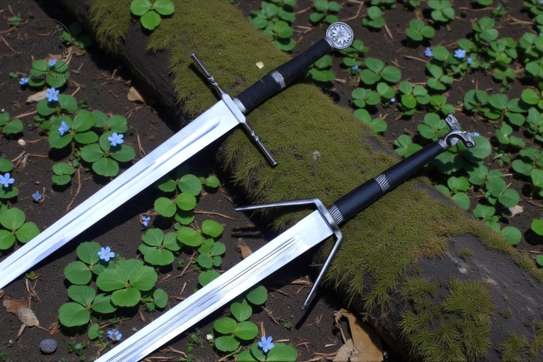 Handmade Witcher Sword Set | Geralt of Rivia Arondight Replica - Etsy ...