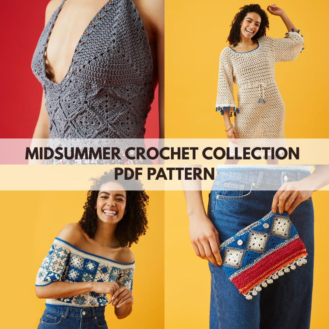 Midsummer Crochet Collection Patterns for Women Crochet Garment Pattern ...