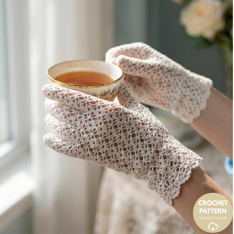 Lace Hand Glove - Etsy Denmark