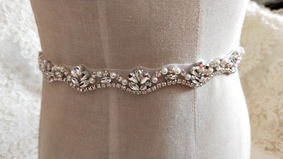 3 Colors Rhinestone Crystal Lace Trim 0.78 Wide For | Etsy