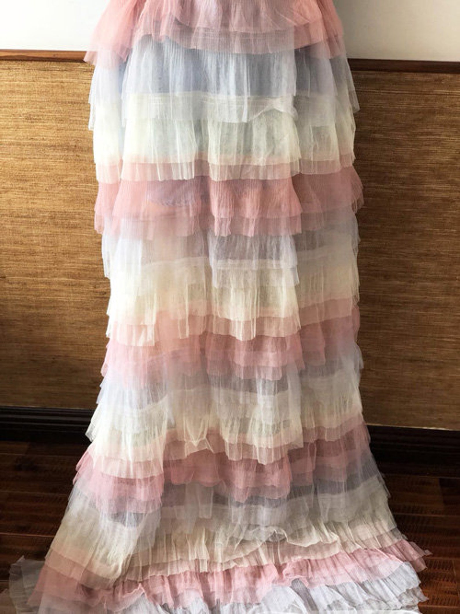 2 Colors 3D Ruffle Fabric Pleated Fabric Haute Couture Fabric | Etsy