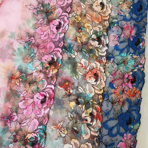 Embroidered Lace - Etsy