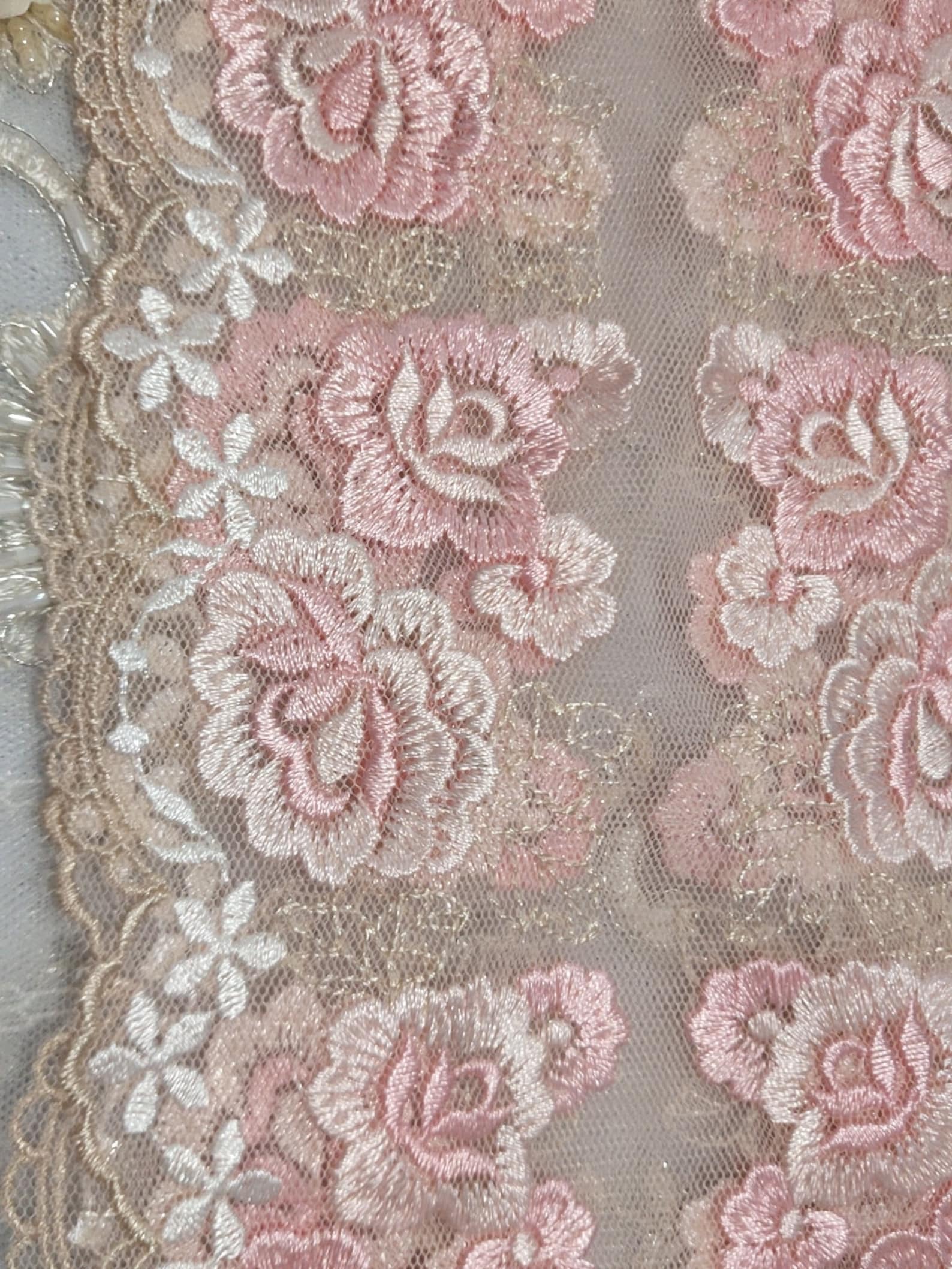 Gorgeous Lace Trim Floral Embroidered Tulle Lace 5.5 Inches - Etsy