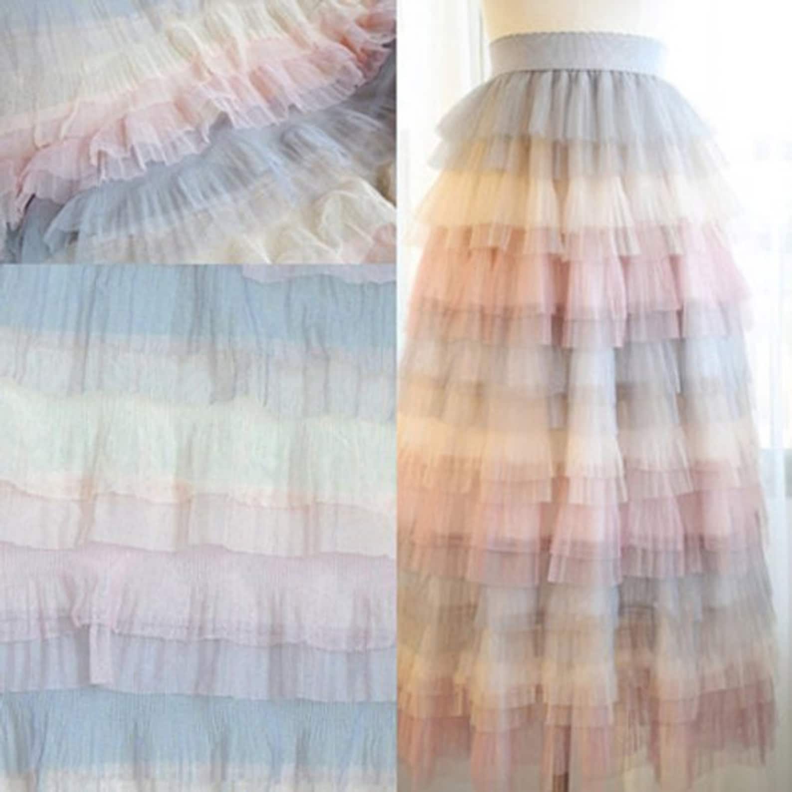 2 Colors 3D Ruffle Fabric Pleated Fabric Haute Couture Fabric | Etsy