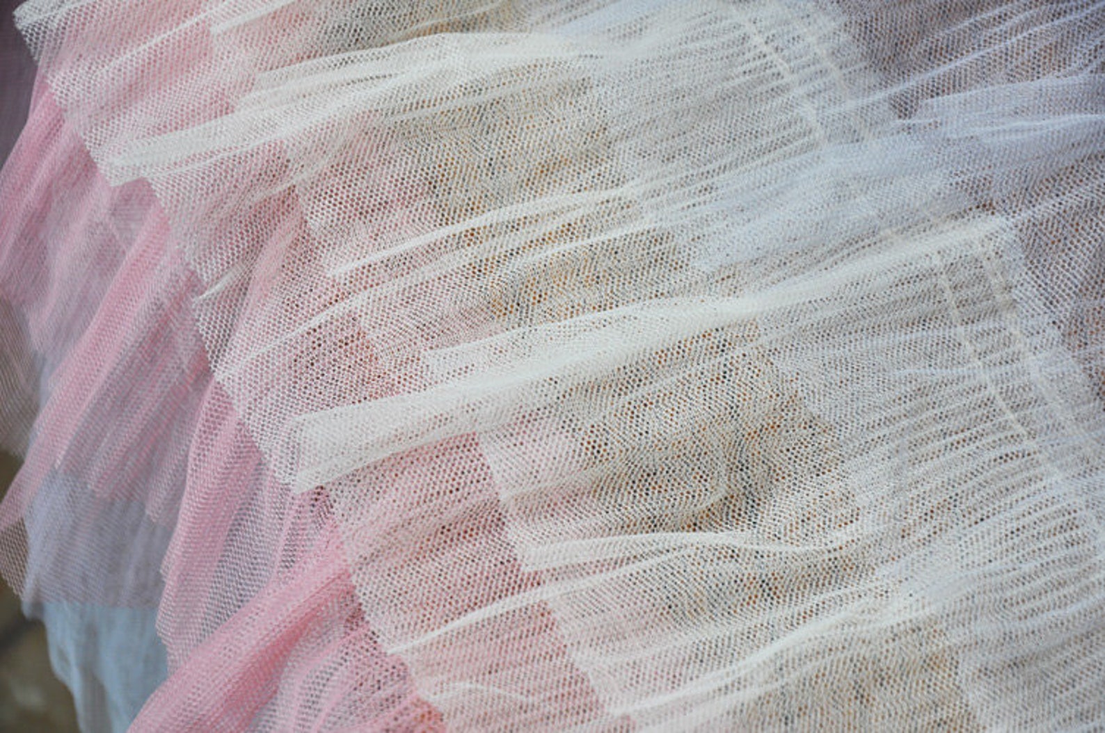 2 Colors 3D Ruffle Fabric Pleated Fabric Haute Couture Fabric | Etsy