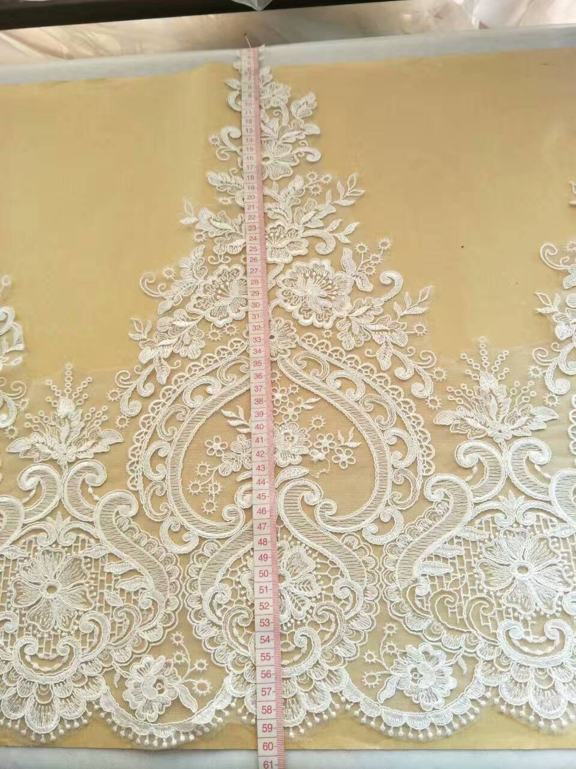 Super Wide Alencon Lace Trim Luxury Wedding Lace Trim - Etsy