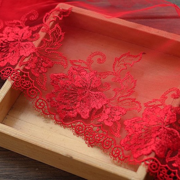 Red Tulle - Etsy