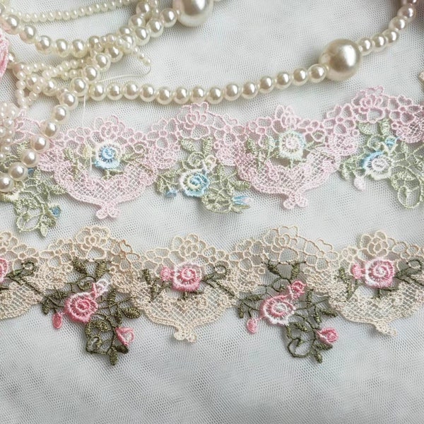Roses Lace Trim - Etsy