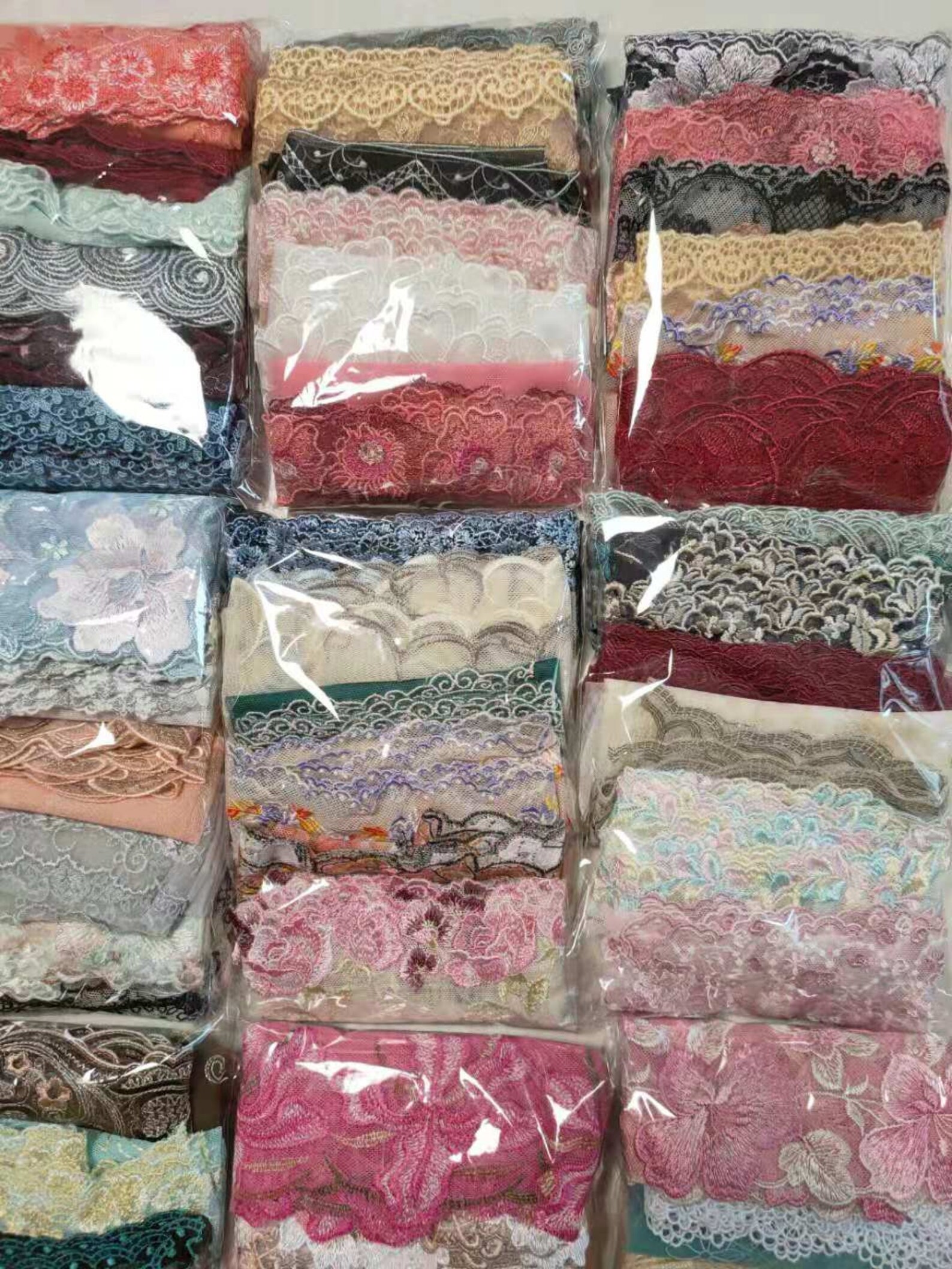 Clearance Assorted Embroidered Lace Trims for DIY Supplies - Etsy
