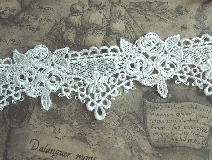 3 Colors Gorgeous Venice Lace Trim Beautiful Roses Lace 2.55 | Etsy