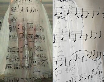 Music Note Dress - Etsy