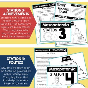 Ancient Mesopotamia Learning Stations and 3D Ziggurat Project | Ancient ...