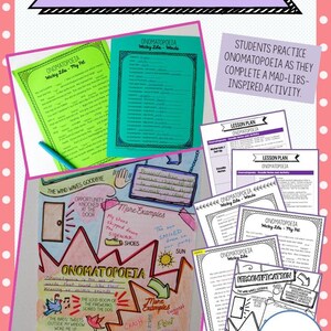 Figurative Language Doodle and Do | Creative ELA Activities for Simile ...