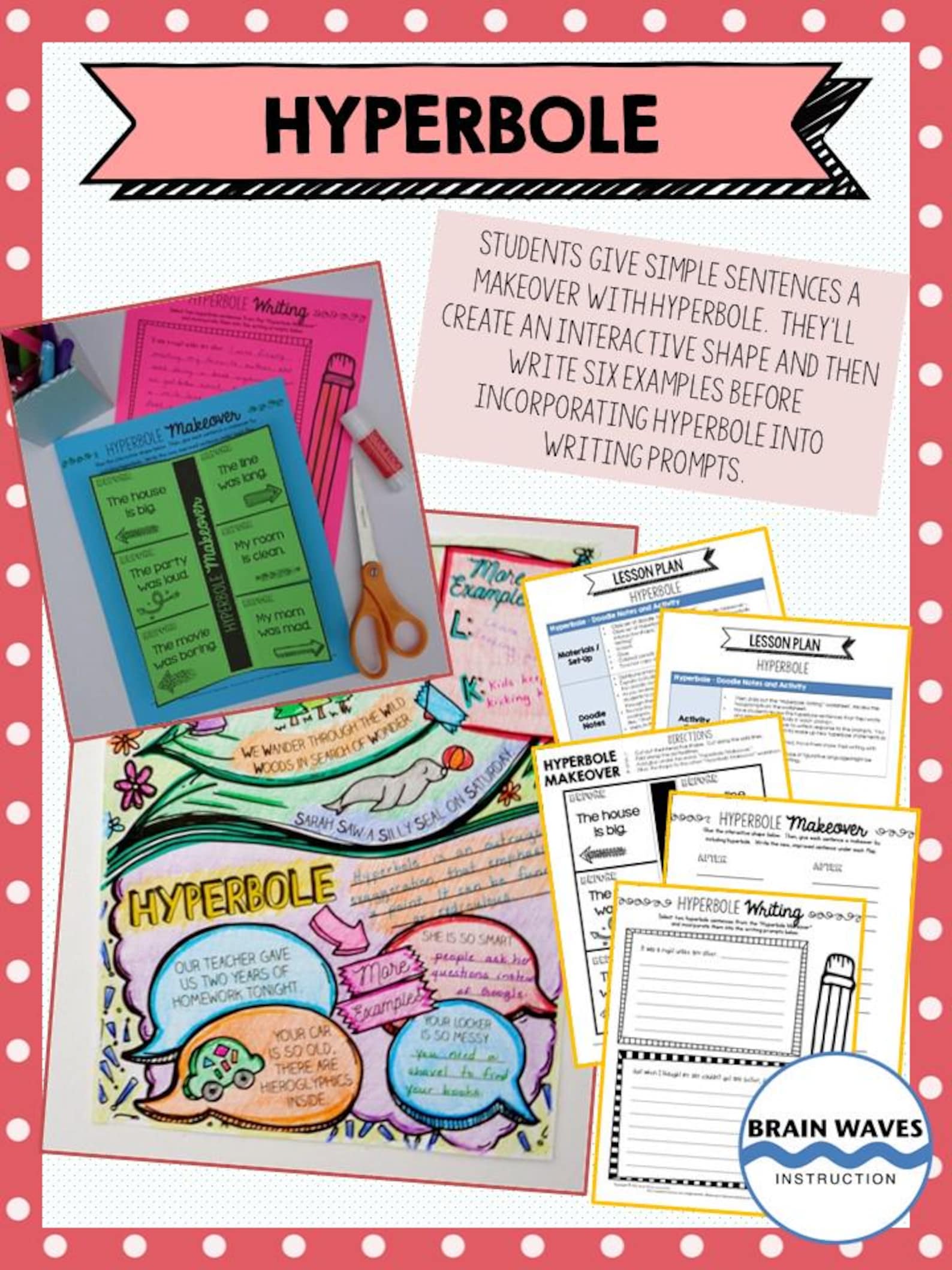 Figurative Language Doodle and Do | Creative ELA Activities for Simile ...