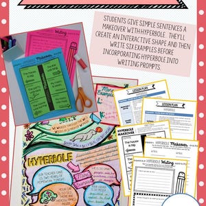 Figurative Language Doodle and Do | Creative ELA Activities for Simile ...