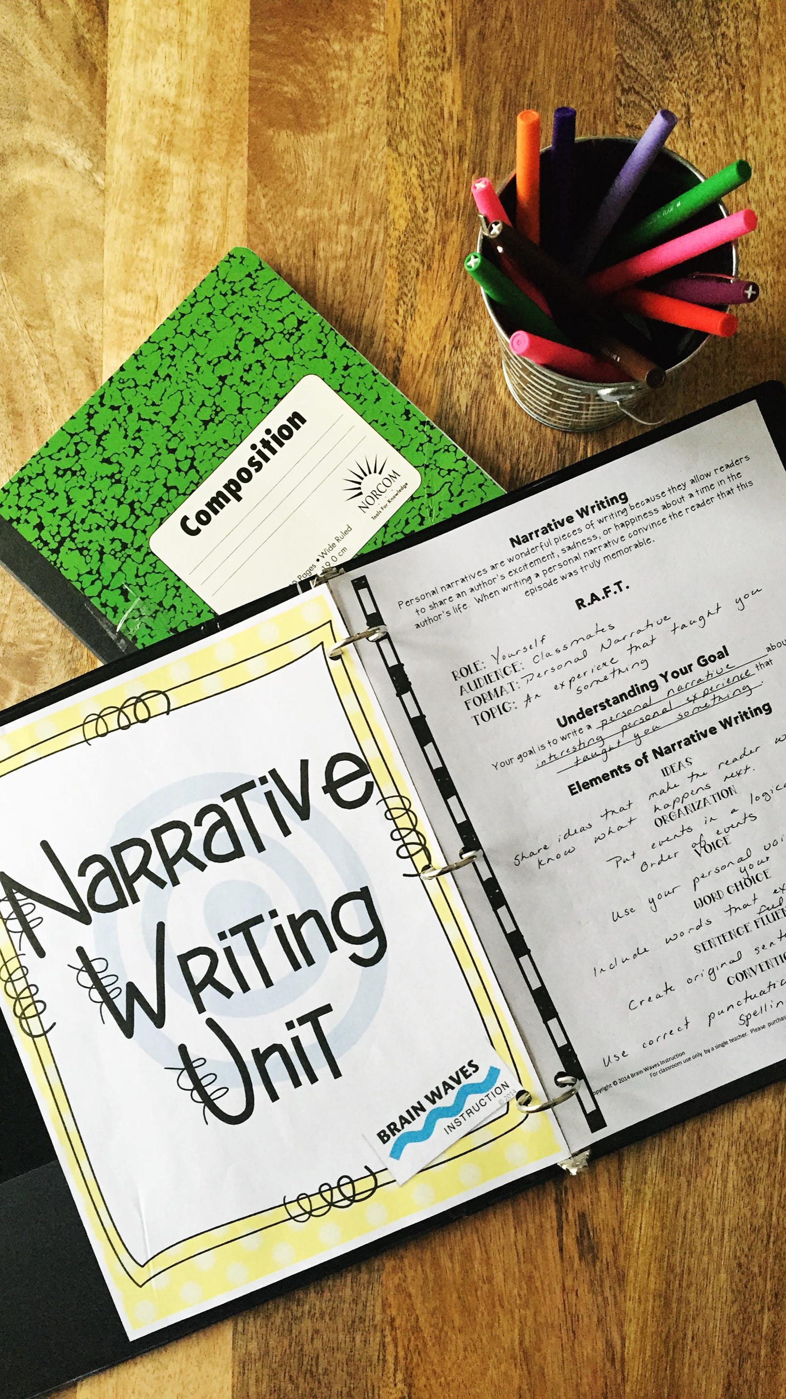 Narrative Writing Unit | Personal Narrative Lesson Plans | 2 Week ...