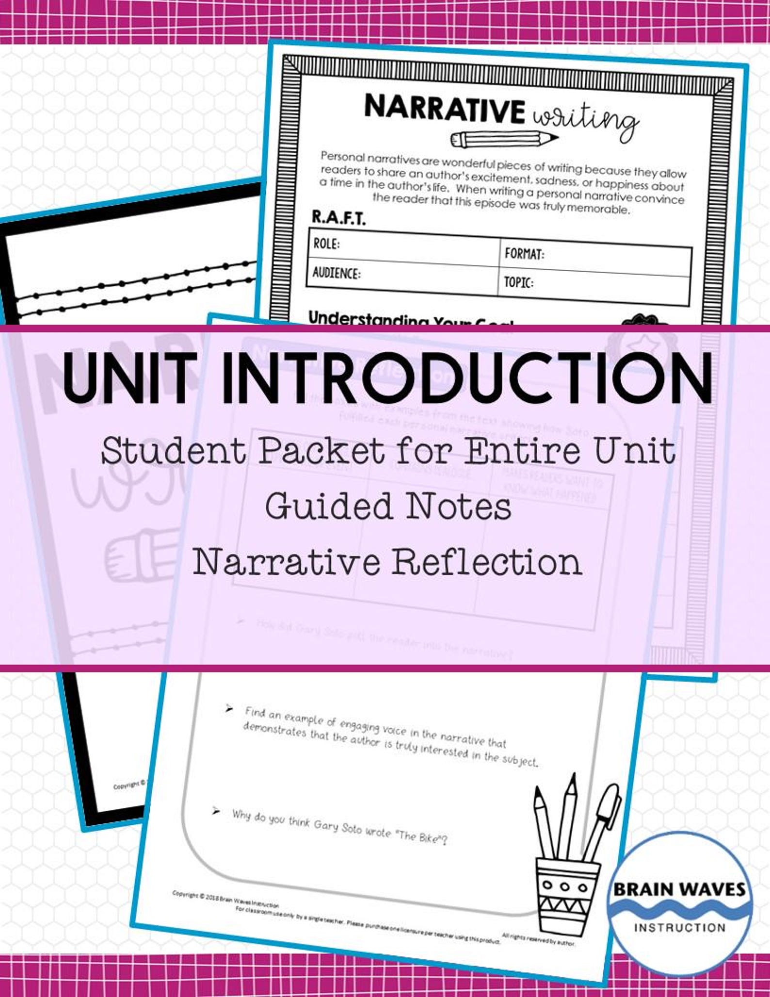 Narrative Writing Unit | Personal Narrative Lesson Plans | 2 Week ...