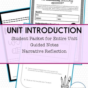 Narrative Writing Unit | Personal Narrative Lesson Plans | 2 Week ...