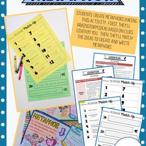 Figurative Language Doodle and Do | Creative ELA Activities for Simile ...