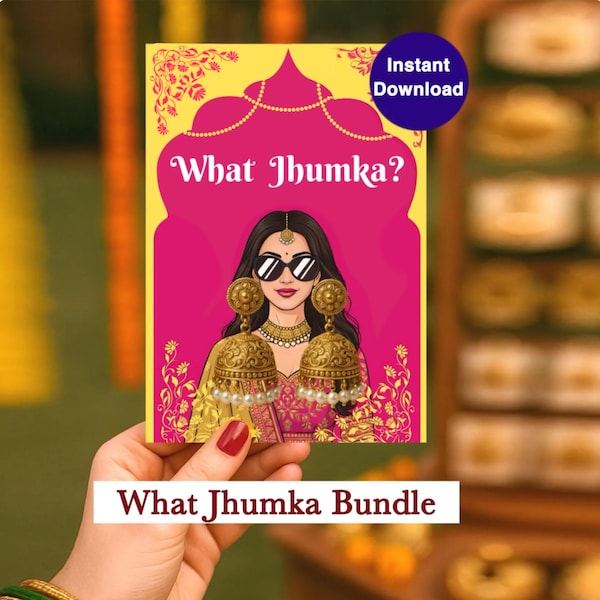 Earring Cards Jhumka - Etsy UK