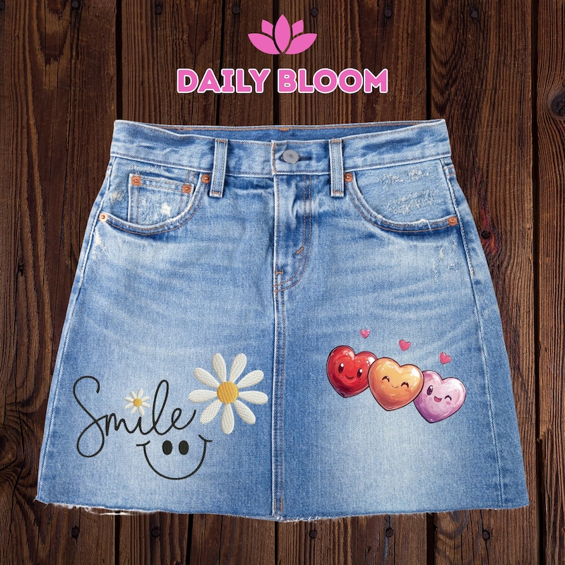 Smile Denim Shirt - Etsy