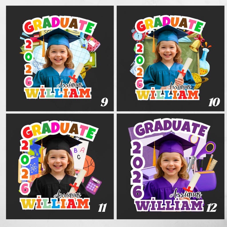 Custom Graduation 2026 DTF Transfer, Personalized Photo Graduate Iron ...