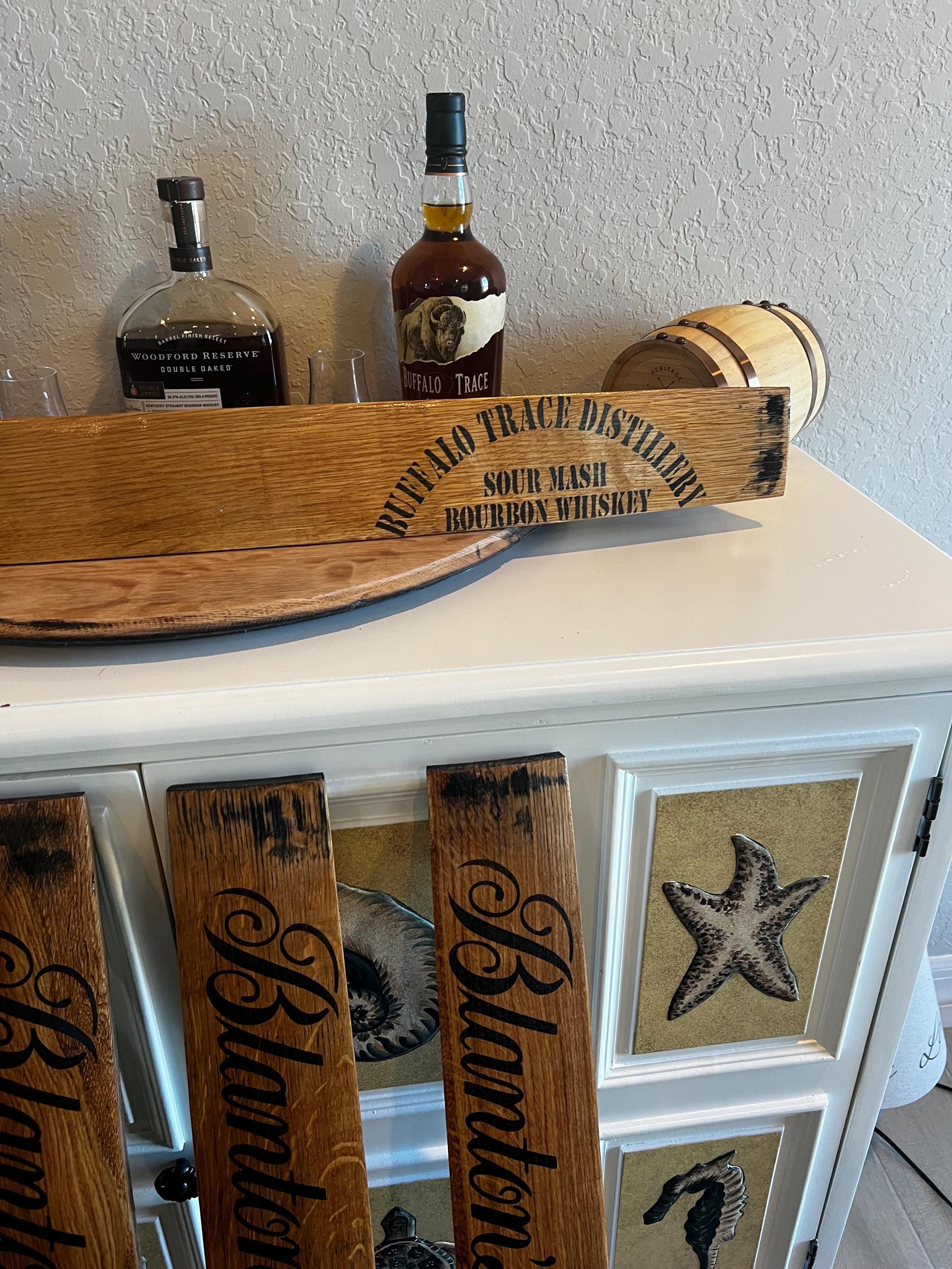 Blanton's Reclaimed Kentucky Bourbon Barrel Stave Sign Gift for Bourbon ...