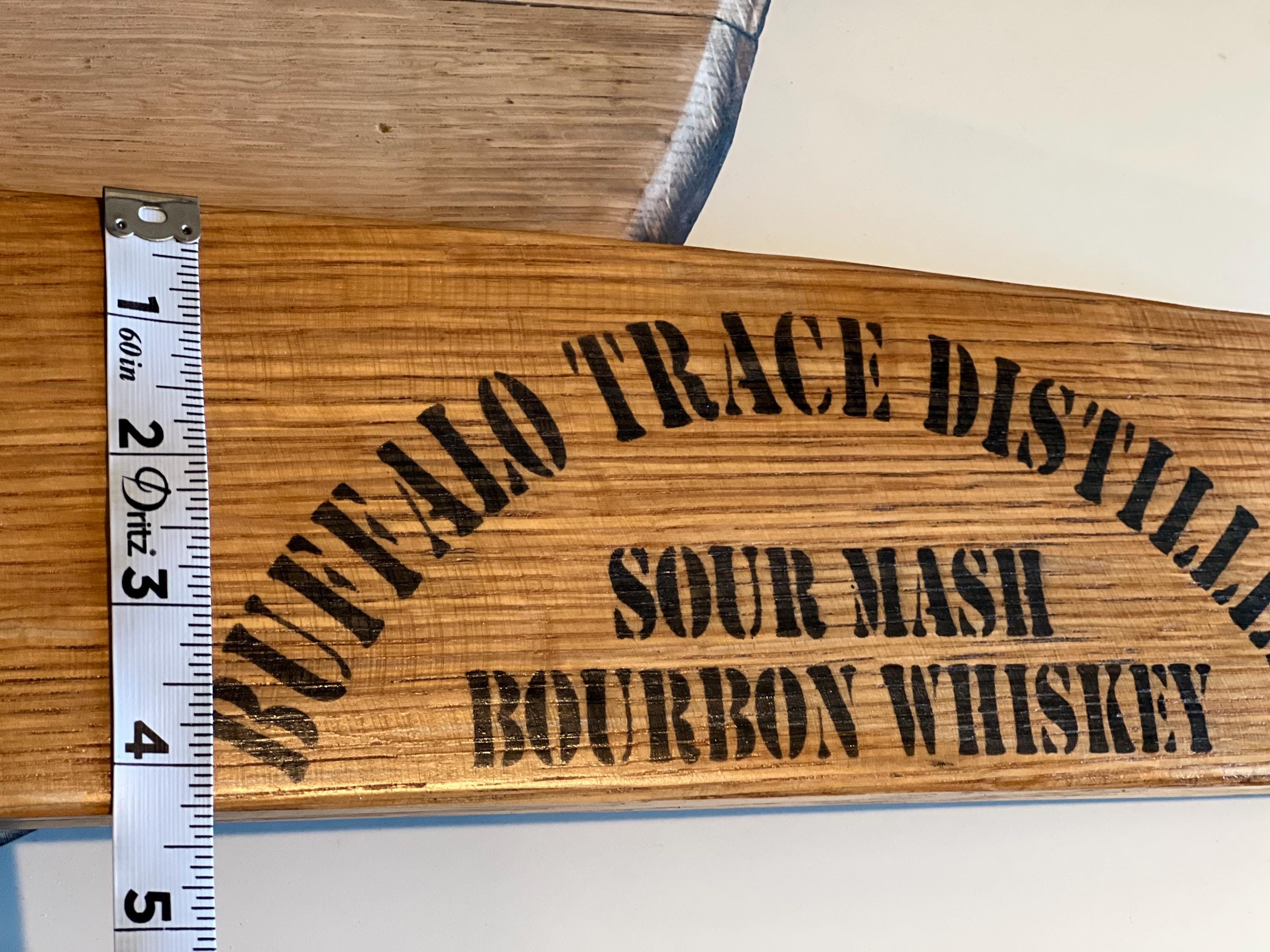 Blanton's Reclaimed Kentucky Bourbon Barrel Stave Sign Gift for Bourbon ...