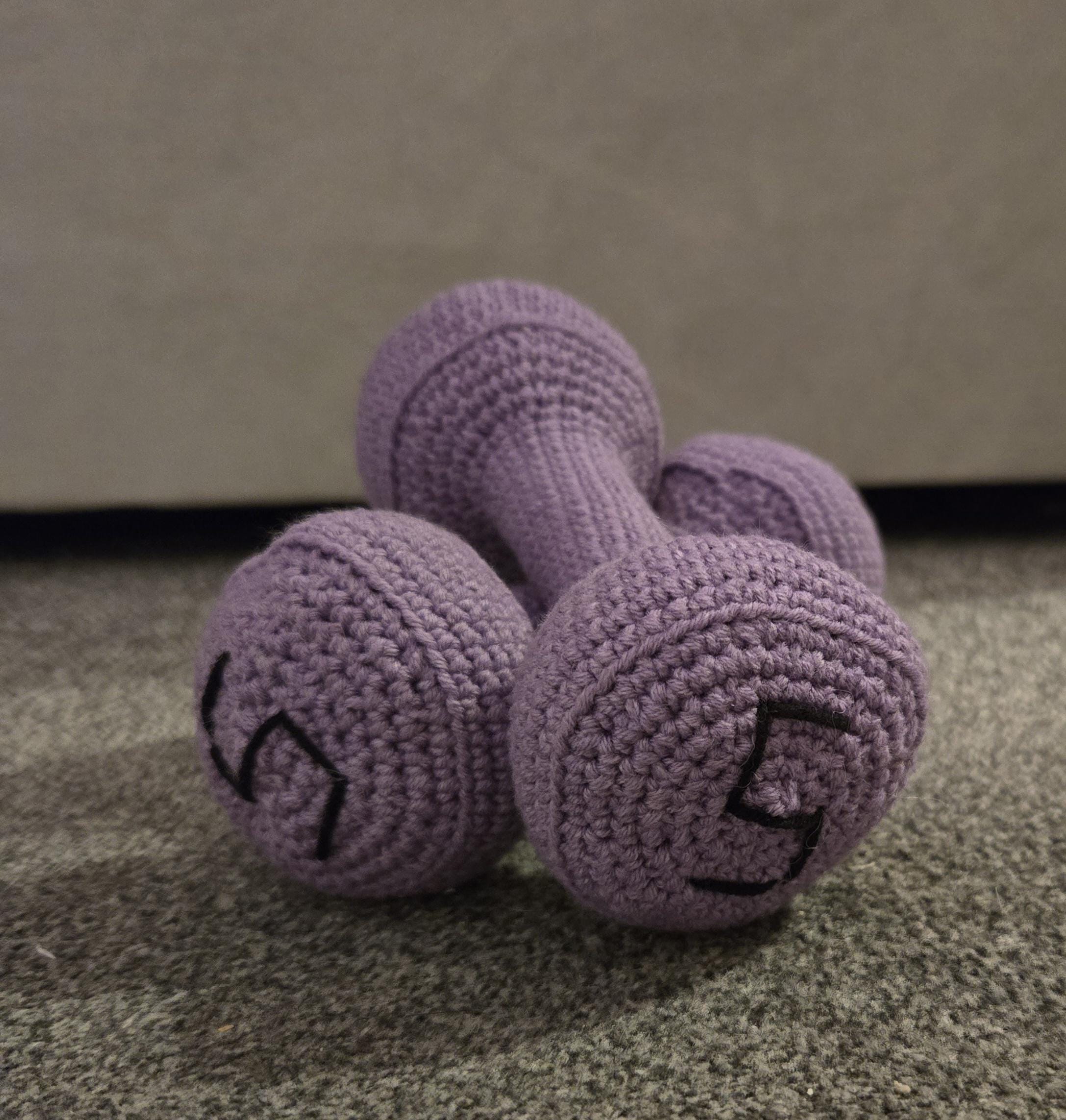 Crochet Gym Set Pattern Bundle: Amigurumi Barbell, Kettlebell ...