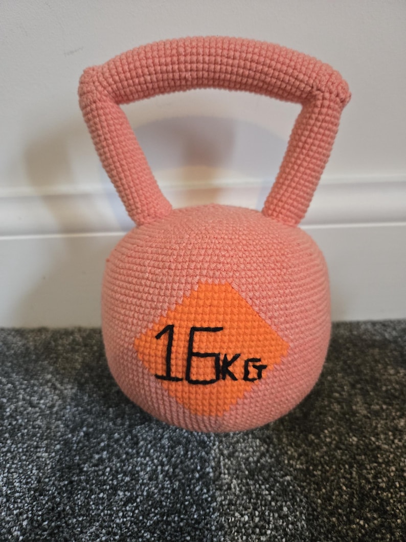 Crochet Gym Set Pattern Bundle: Amigurumi Barbell, Kettlebell ...