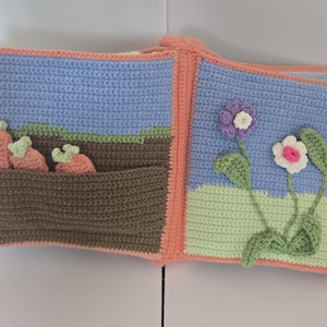 Crochet Sensory Book PDF Pattern: Interactive Baby Quiet Book - Etsy