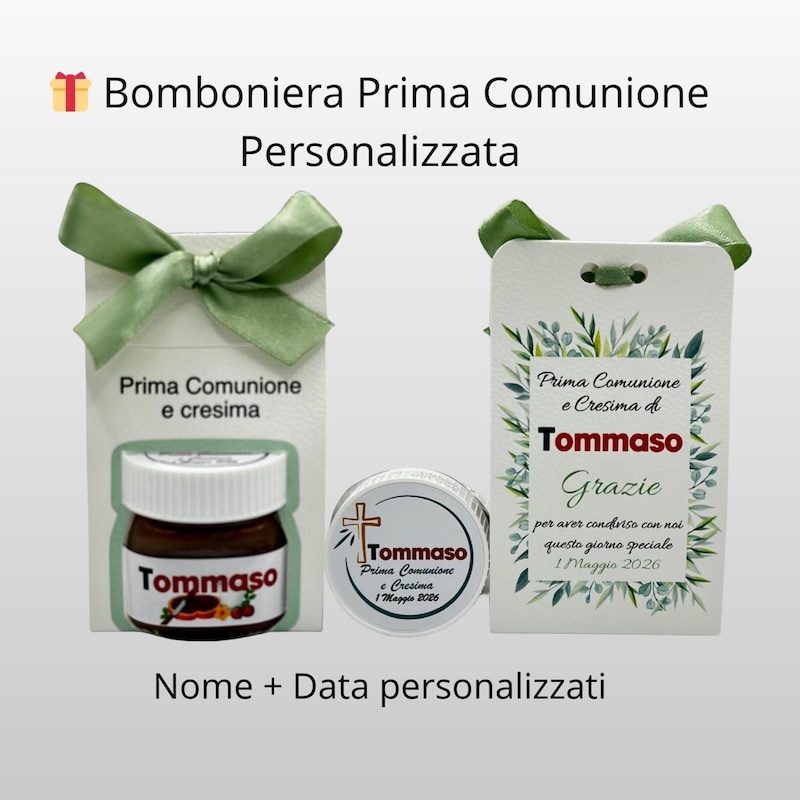 Scatoline comunione personalizzate confetti - Etsy Italia