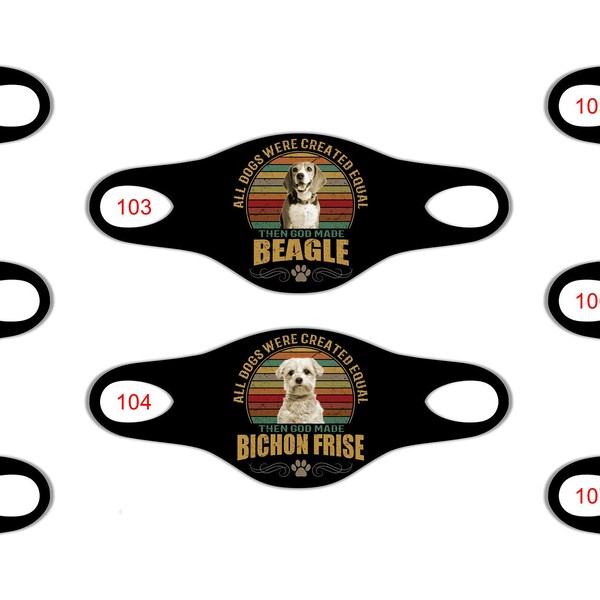 Cocker Spaniel Face Mask - Etsy