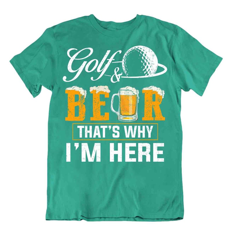 Golf and Beer T-shirt Men's Wonderful Time for Beer Tee - Etsy